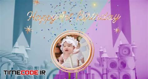 دانلود پروژه آماده افتر افکت جشن تولد Happy Birthday تایم کد