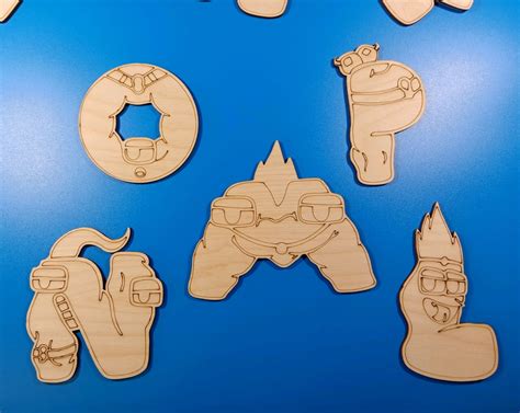 Алфавит Лора Alphabet Lore фигурки для раскрашивания из дерева в интернет магазине Ярмарка