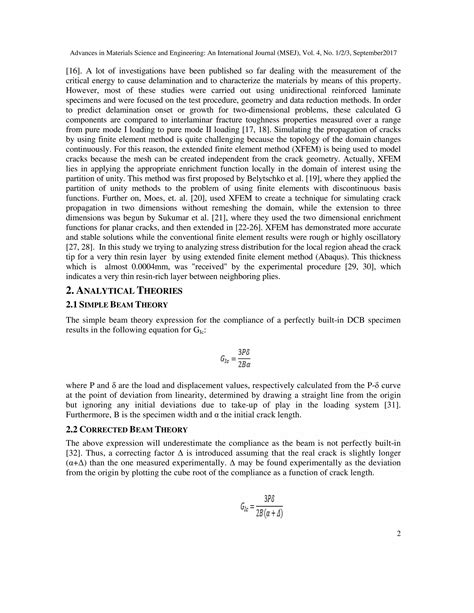 Results Of Finite Element Analysis For Interlaminar Fracture Reinforced Thermoplastic Composites