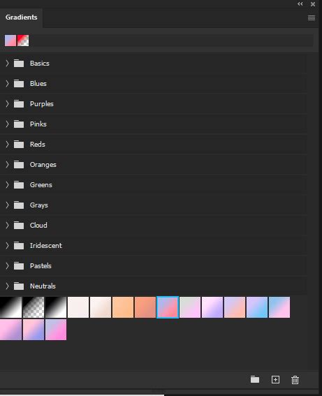 Solved Deactivate Folder View For Gradients Patterns Adobe Product Community 11289439
