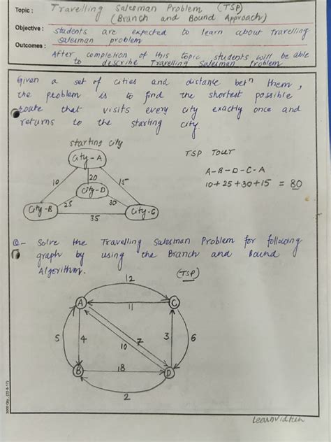 Travelling Salesman Problem Pdf Graph Theory Mathematical Relations