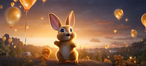 Premium Photo 3d Rebbit Illustration