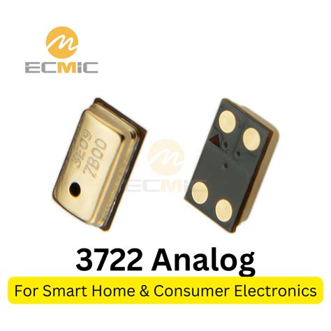 High Performance Analog Mems Microphone Compact And Low Power Ecmic