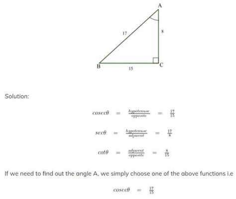 Cosec Cot Formula