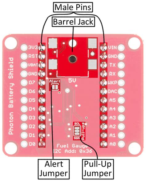Photon Battery Shield Hookup Guide Sparkfun Learn
