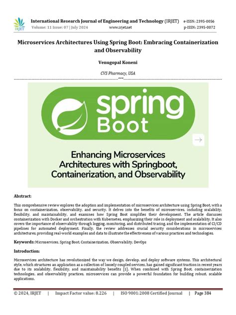 Microservices With Spring Boot Overview Pdf Computer Security