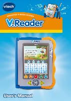 Vtech V Reader Interactive E Reading System User Manual