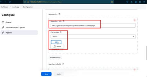 How To Set Up Jenkins Cicd Pipeline To Build And Deploy A Reactjs App