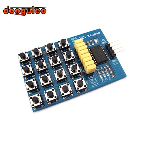 Dongutec I2c Keypad Module 16 Key 4 X 4 Membrane Switch Keypad 4x4 44