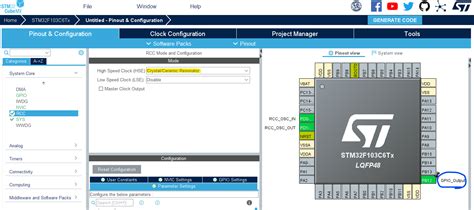 Stm32 Simulation In Proteus With Stm32cubeide Led Blink Tutorial