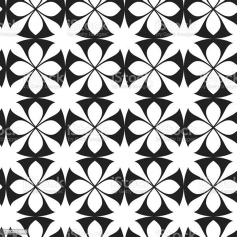 원활한 벡터는 기하학적 패턴을 반복합니다 패브릭 커버 직물 디자인 배너용 흑백 기하학적 배경 10 Eps 디자인 검은색에 대한 스톡 벡터 아트 및 기타 이미지 Istock