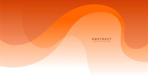 Premium Vector Abstract Bright Orange Gradient Background