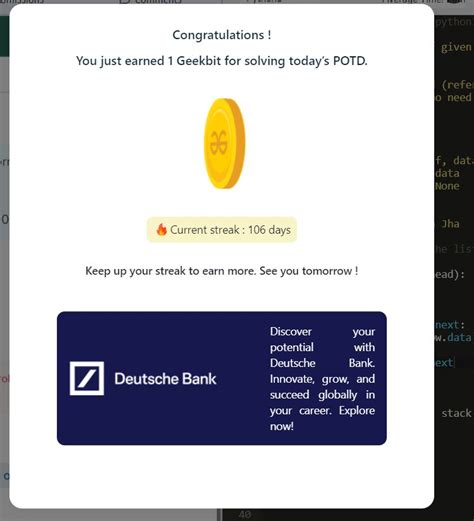 ayush priyadarshi on linkedin geekstreak2024 deutschebank codingchallenge problemsolving