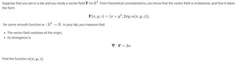 Solved Suppose That You Are In A Lab And You Study A Vector Chegg Com