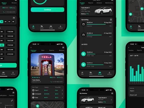 Ekw Ev Charging App Ui Ux Mobile App Design Behance