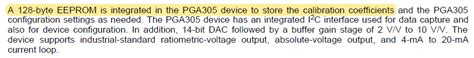 Pga305 About Maximum Number Of The Storage Of The Calibration