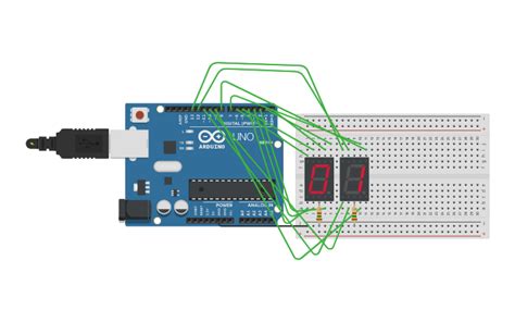 Circuit Design Display De 7 Segmentos 2 Tinkercad