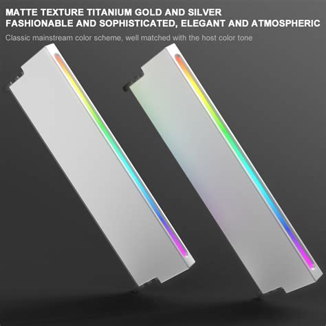 desktop computer ram heatsink 5v 3pin argb sync ddr3 ddr4 ddr5 memory cooler [highways ph