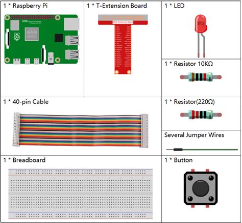 211 Button — Sunfounder Ulimate Raphael Kit For Raspberry Pi