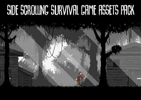 side scrolling survival game assets pack gamedev market