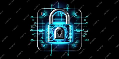 Cybersecurity Design Data Protecting Banner Ai Generated Premium Ai Generated Image