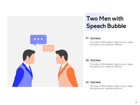Human Characters With Dialogue Balloons Men Women Conversation Ppt Powerpoi