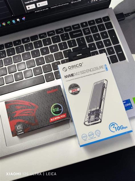 Kingspec Gb Portable Ssd With Orico Enclosure And Case Complete Mobile Phones Gadgets