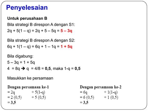 itp uns semester 2 teori permainan ro pptx