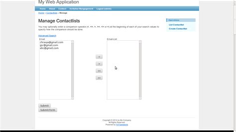 Yii How To Get Widget Data In Post Method Of Form Submission Stack Overflow