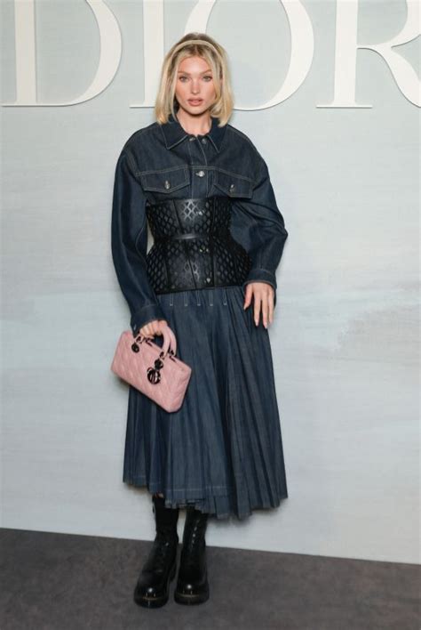 Elsa Hosk At Christian Dior Show At Paris Fashion Week 09272022