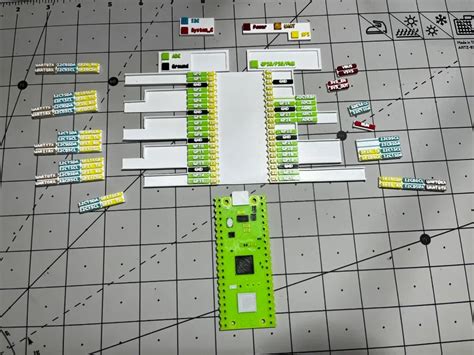 Raspberry Pi Pico W 引脚图 来自 Raupulus Makerworld：免费下载 3d 模型