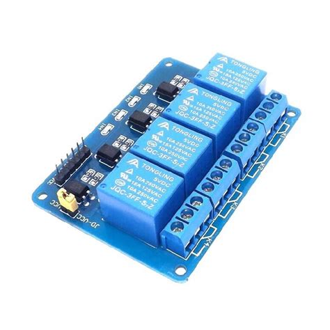 2PCS 4 Relay Output Module Relay Output Contact Maximum 250A 10A Input IN1 IN2 IN3 IN4