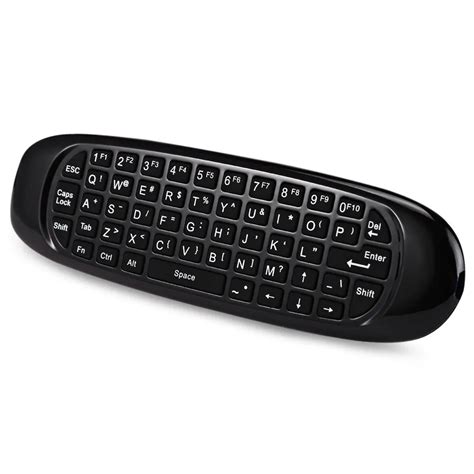 Tk668 24ghz Wireless Air Mouse Remote Controller Qwerty Keyboard With Led Indicator Support