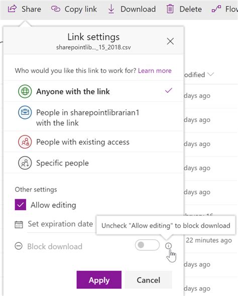 notify your team option when you upload files to sharepoint nate