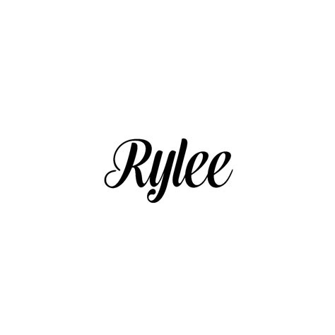 Stylish Calligraphy Of The Name Rylee
