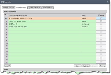 Cad Properties Civilgeo Knowledge Base