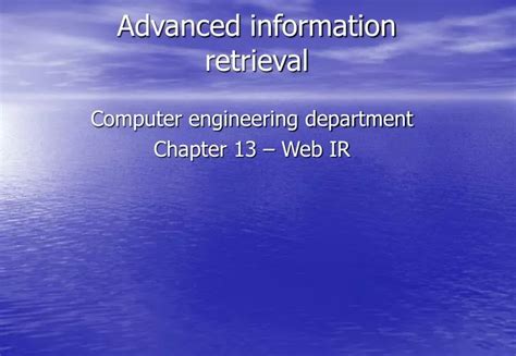 Ppt Web Information Retrieval Evolution Challenges Search Engines And Tools Powerpoint