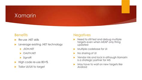 Cross Platform Apps Using Xamarin Pdf Operating Systems Computer Software And Applications