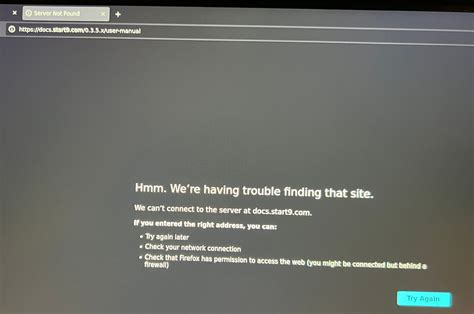 Unable To Access Server Server Connection Issues StartOS Support Start Community