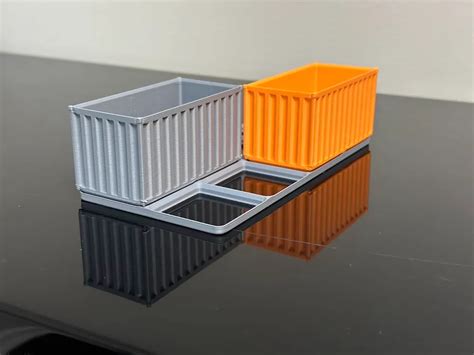 Gridfinity Shipping Containers Stackable And Lid By Penguinprints Makerworld Download Free 3d