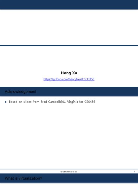 Lec16 Virtualization Pdf Virtualization Virtual Machine