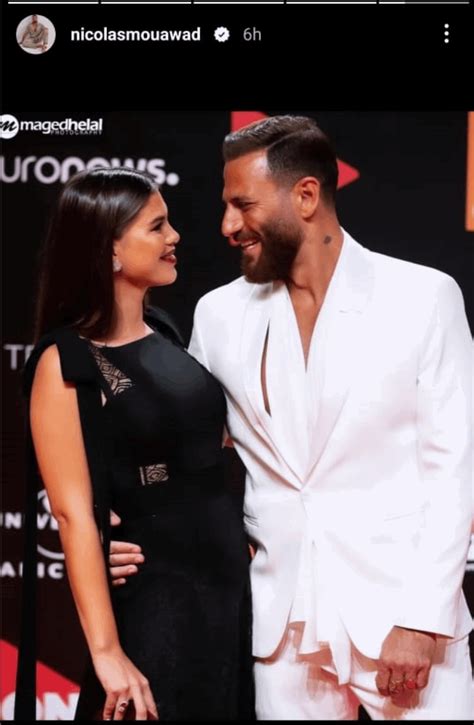 هي أوكرانية ممثل لبناني برفقة زوجته الجميلة تعرفوا إليها صور