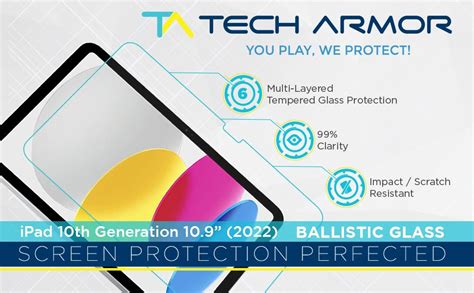 Tech Armor Screen Protector For Apple Ipad 11 2025 And