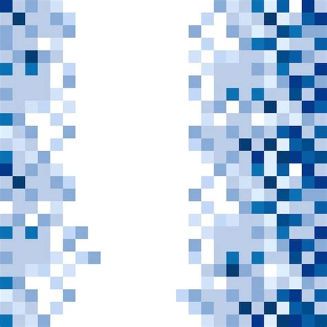 Premium Vector Abstract Blue Squares Background Vector