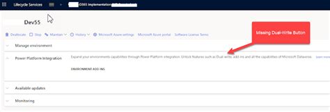 D365 And Power Platform Talks Dual Write Application Configuration Failed