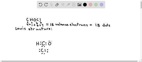 Solved Draw The Lewis Structure Of Choci And Then Determine The Ideal Bonding Angle S Of The