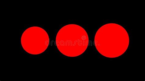 Creative Circles Sizing Loading Animation For Social Media Apps Websites Stock Illustration