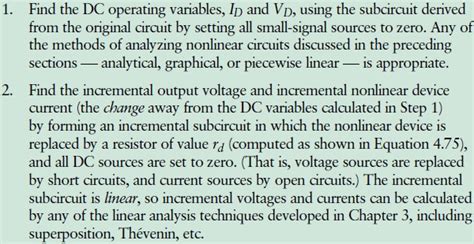 Circuits Electronics 4 5 Incremental Analysis