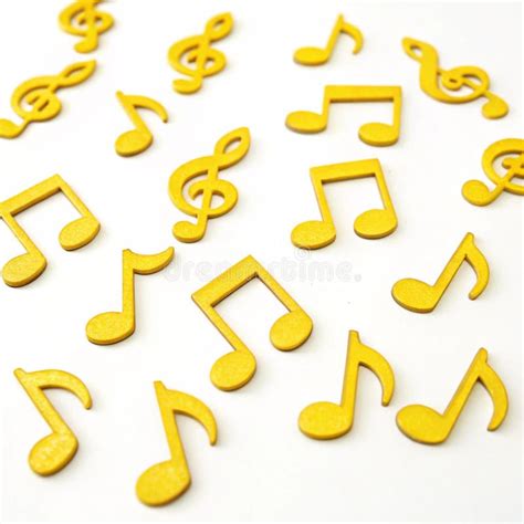 Yellow Music Notes Stock Illustrations 4930 Yellow Music Notes Stock