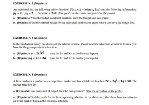 Solved Exercise N 3 20 Points An Individual Has The